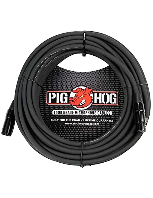 Cable para micrófono XLR Pig hog PHM50 15 metros 1