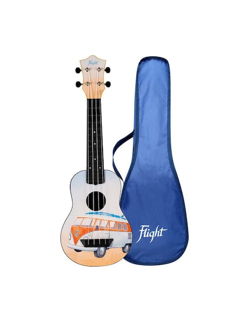 Ukelele Soprano Travel Bus Flight 1