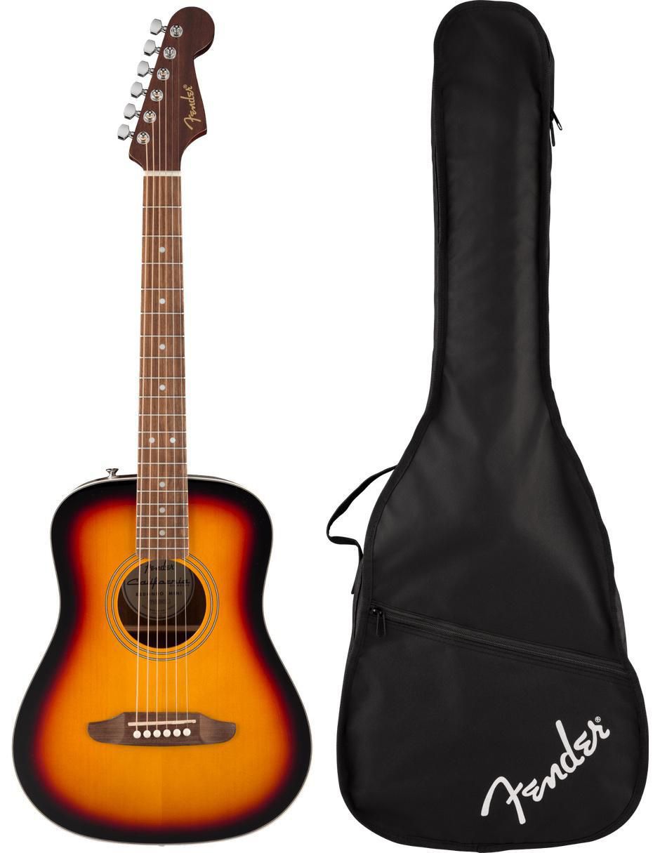 Guitarra acústica parlor/salón Fender California Standard Redondo Mini ...
